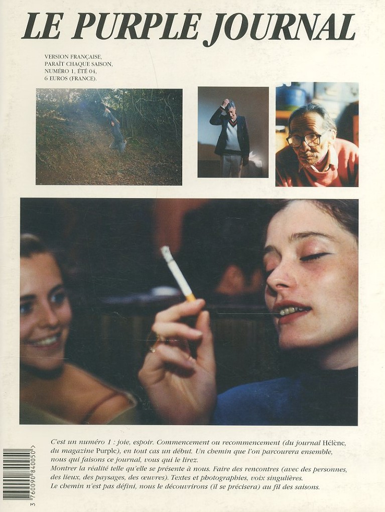 THE PURPLE JOURNAL NUMBER 1, SUMMER 04 / Edit: Elen Fleiss Art ...